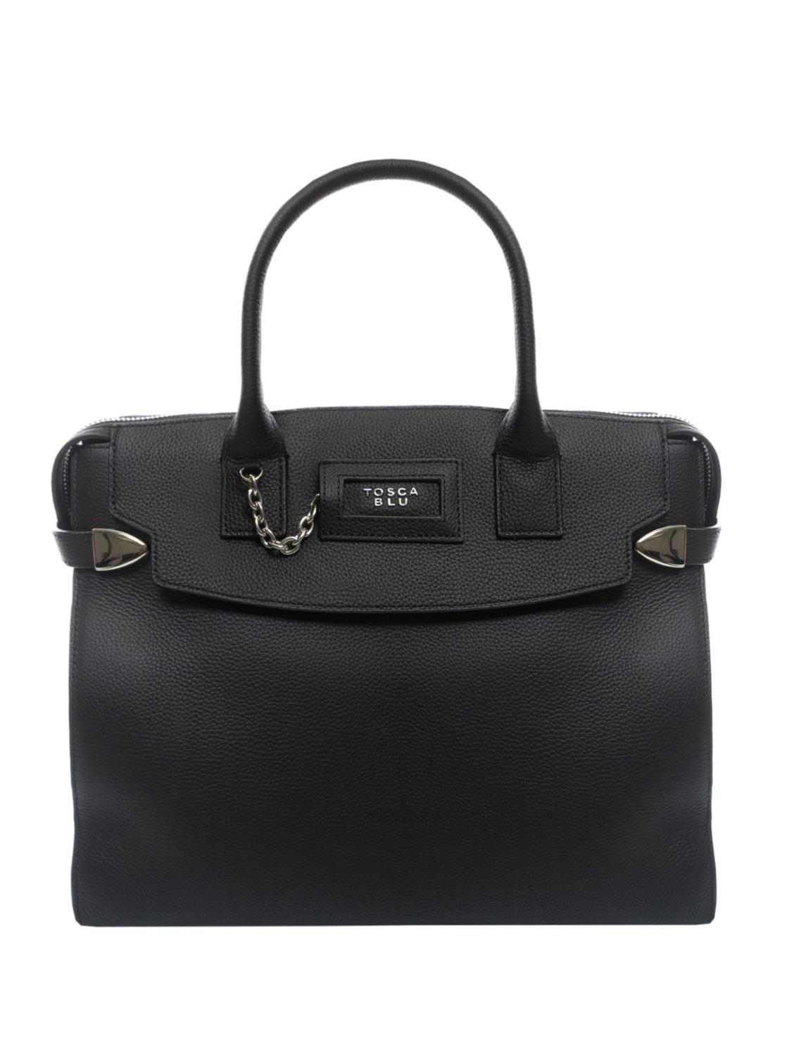 Tosca Blu Yale Geanta Ghiozdan Din Piele Negru - Cumpără La Prețuri De ...