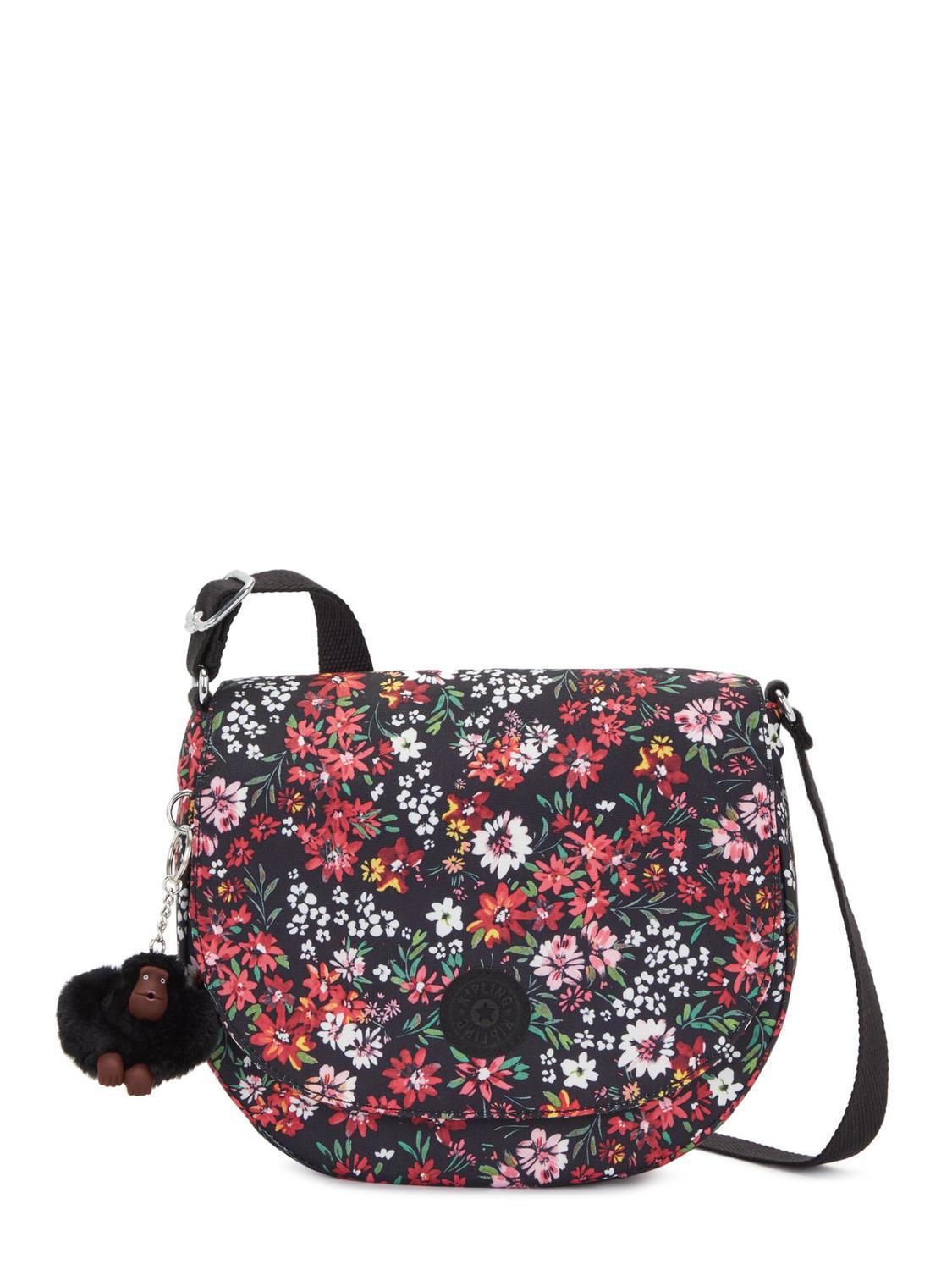Kipling Lucasta Mini Geantă Cu Clapă De Umăr Floral De La Miezul Nopții ...