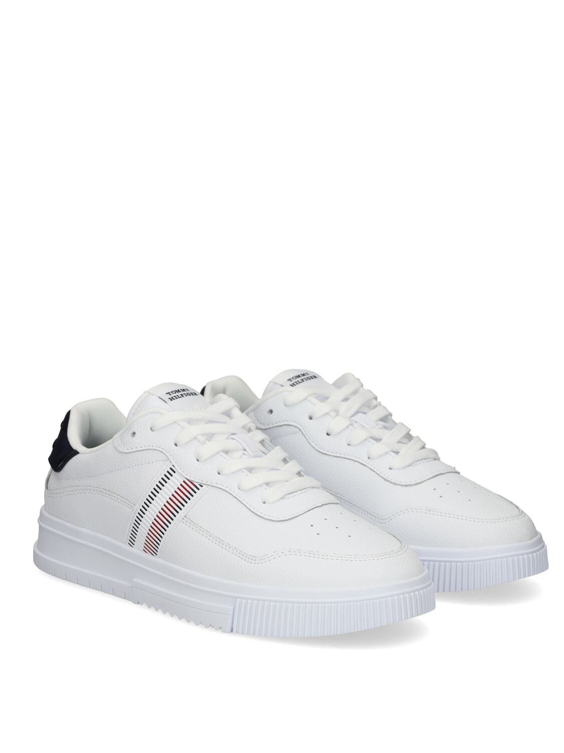 Tommy Hilfiger Th Teniși Cu Talpă Înaltă Alb - Cumpără La Prețuri De ...