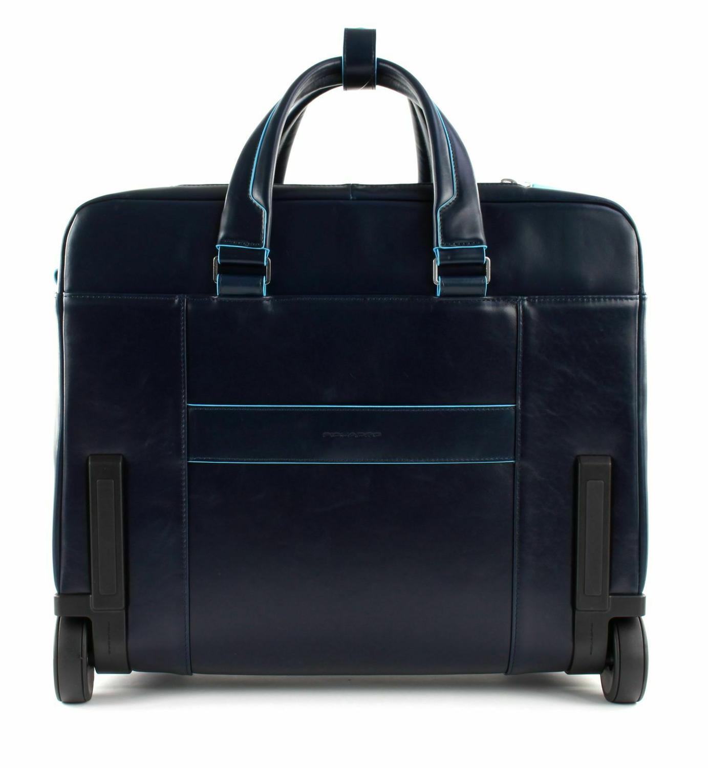 Piquadro Blu Square Troller Pilot Albastru - Cumpără La Prețuri De Outlet!