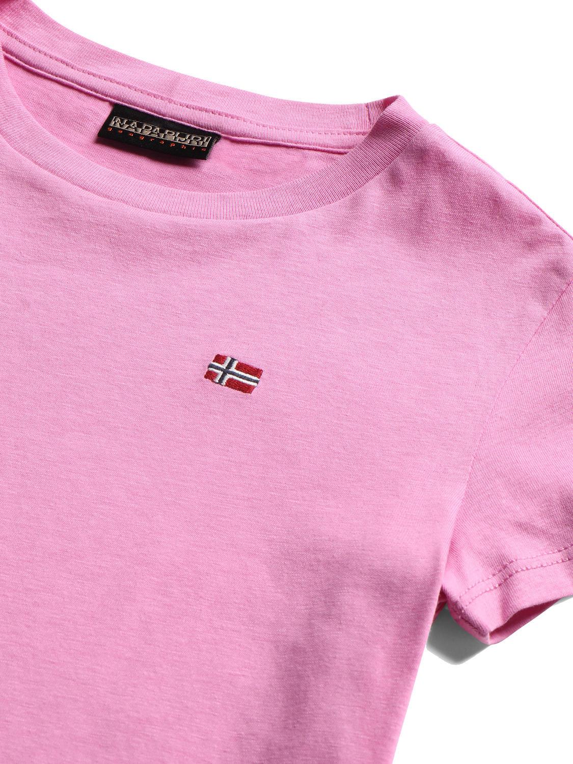 Napapijri K Salis Ss 2 Tricou Din Bumbac Cu Micro Steag Ciclam Roz P91 ...