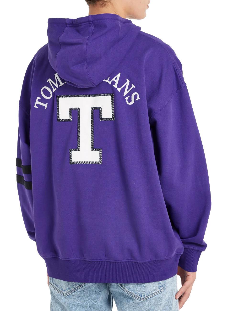 Tommy Hilfiger Tommy Jeans Oversized Letterman Hanorac Cu Gluga Colegiu ...