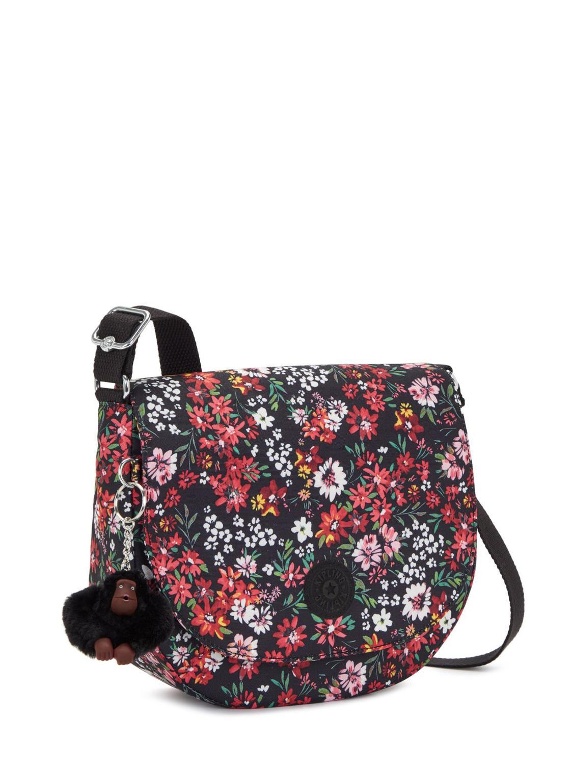 Kipling Lucasta Mini Geantă Cu Clapă De Umăr Floral De La Miezul Nopții ...